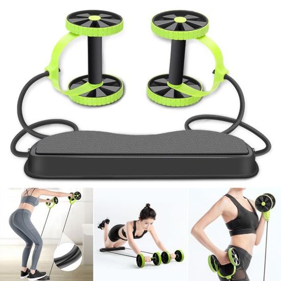 Ab Roue - Fitness - Multifonctionnel - 6 Niveaux de Force - Couleur ...