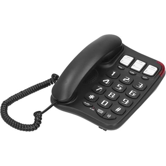 Téléphone Filaire Avec Identification De L'Appelant, Téléphone Fixe À Domicile, Avec Haut ...