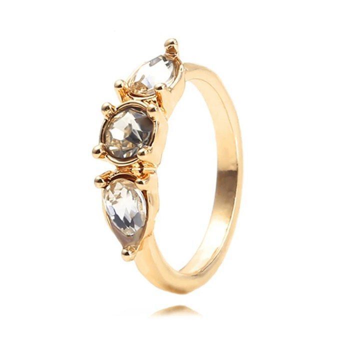 Bague incrustée de documents en or pour femme,bijoux féminins,marque ...