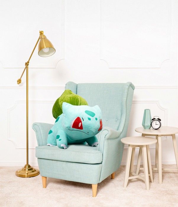 DEAR BEAR Ours en peluche Grand XXL Bulbasaur, Pokemonnder (Vert, 60cm ...