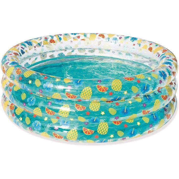 51045 Piscine gonflable ronde Sea Life 3 boudins 150 x 53 cm A52 ...