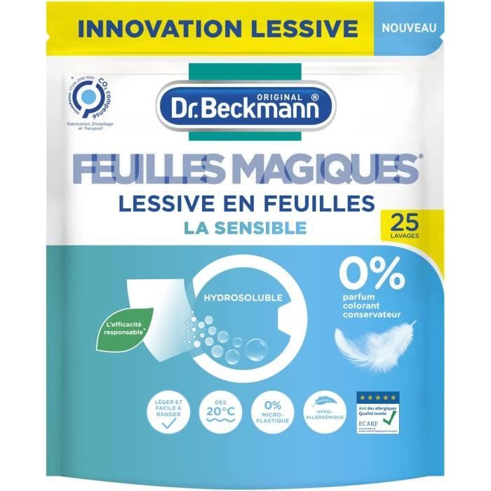 Feuilles Magiques Lessive En Feuilles L'Éclatante | Format Pré-Dosé ...