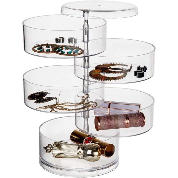 Comius Sharp Bote Bijoux. 5 Niveaux Coffret Bijoux avec Couvercle ...
