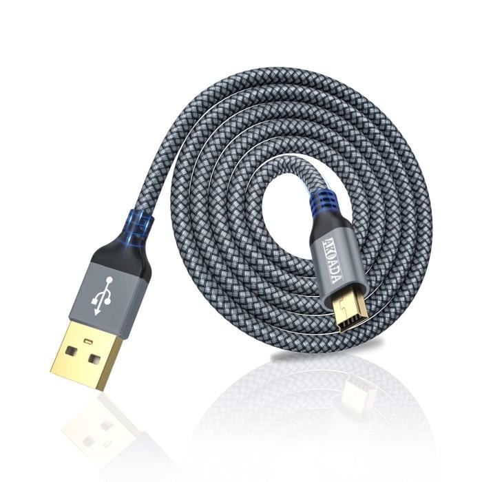 Câble De Charge Usb Mini 2.0 De 3 M - Fiche Usb A Vers Mini B - Haute ...