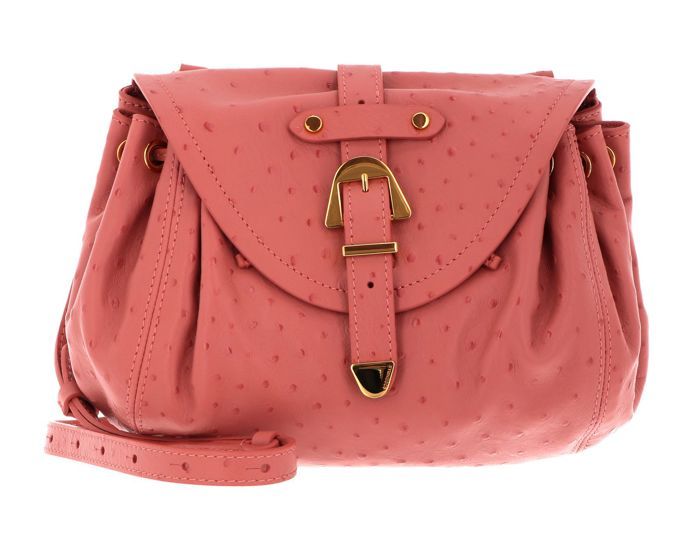COCCINELLE Sac à épaule rose en cuir pour femme - Alegoria Ostric ...
