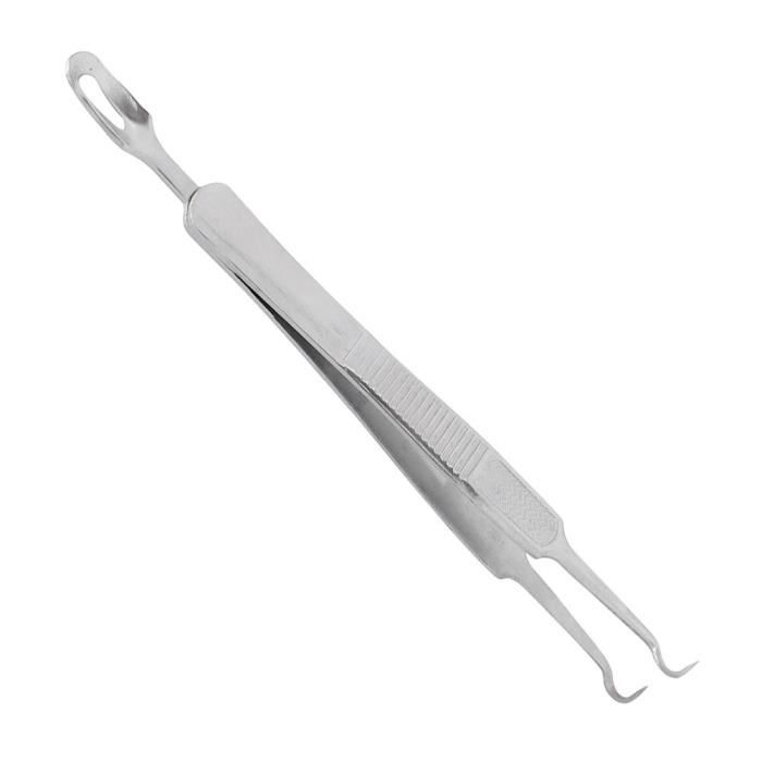 EBTOOLS pince à acné comédon Pince à épiler pour points noirs en acier ...