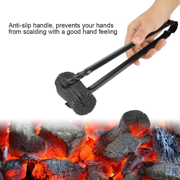 EJ.life Multifunctional Charcoal Tongs, Non-toxic BBQ Clip, for Outdoor ...
