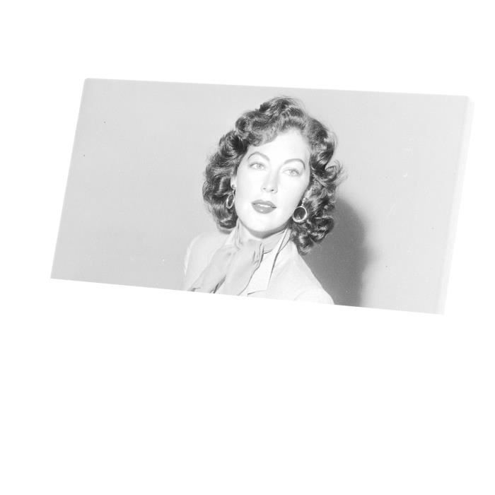 Tableau Décoratif Photo de Star Célébrité Ava Gardner Actrice Vieux ...