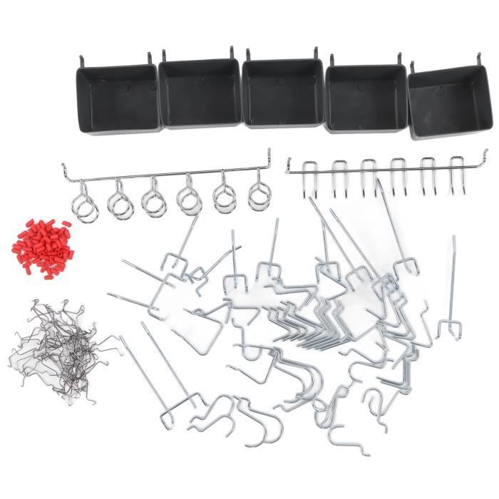 114 Crochets Assortiment Rangement Outils - Cdiscount Bricolage