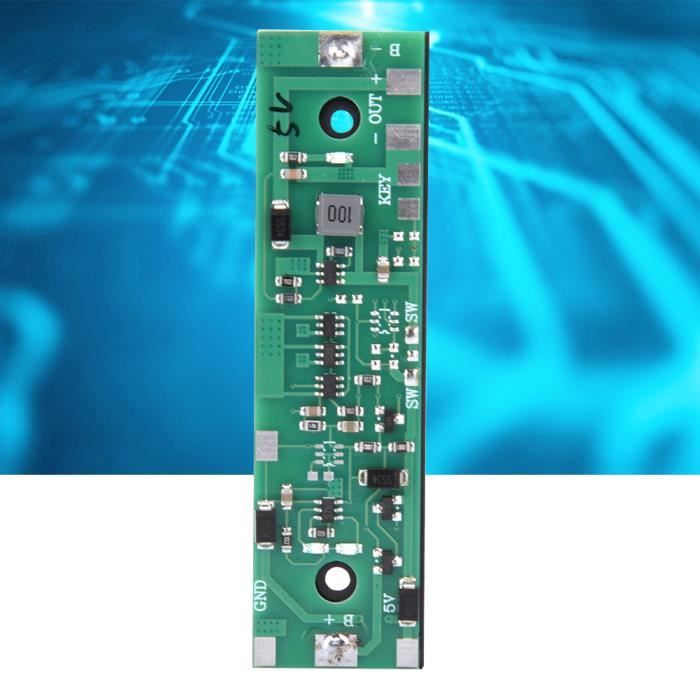 Fdit Module élévateur de batterie au lithium 18650 5V UPS 18650 Lithium ...