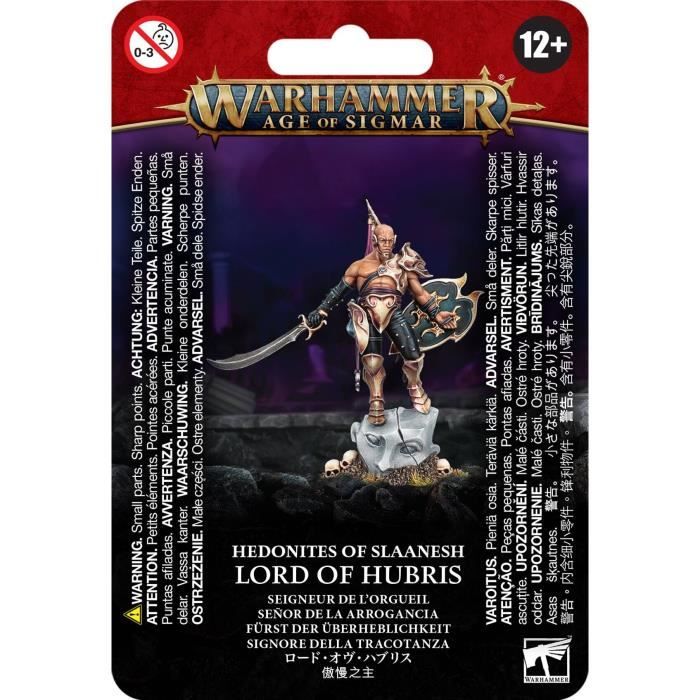 Figurine Games Workshop Warhammer AoS - Hedonites of Slaanesh Seigneur ...