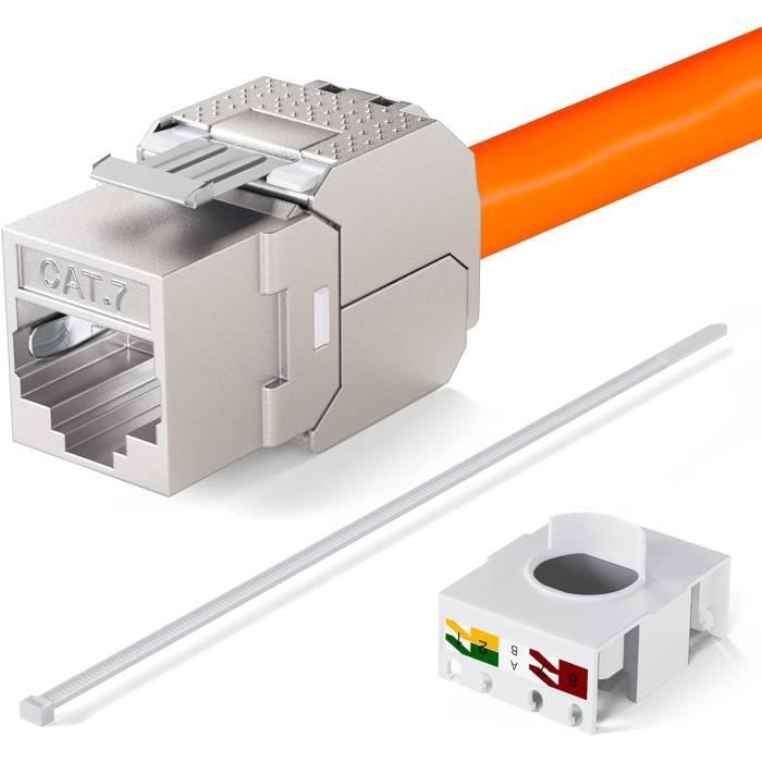 Module Keystone CAT7 avec blindage à 360° pour des transmissions jusqu ...