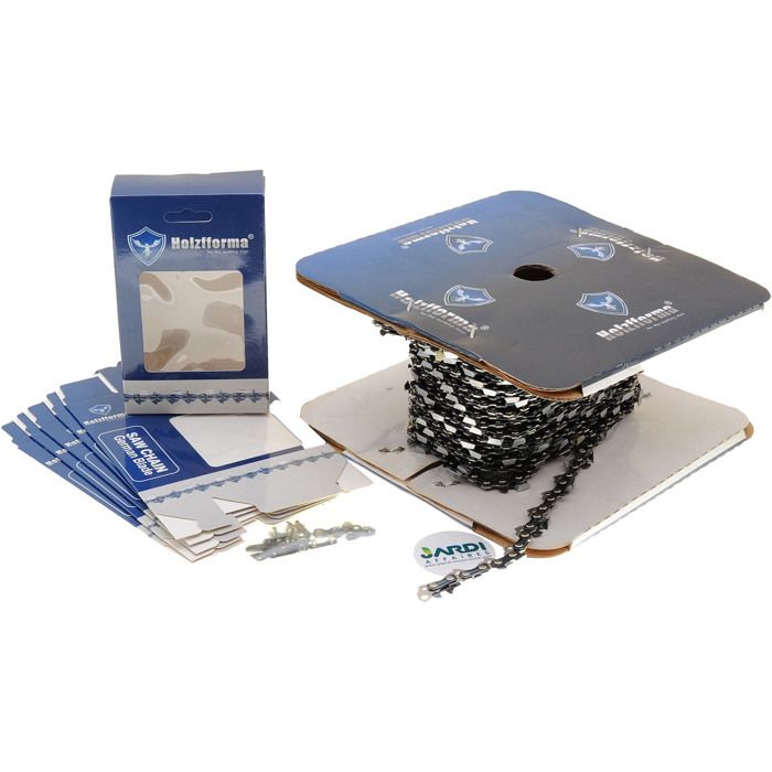 Rouleau de chaîne Semi-Carrée semi-Pro 25 Pieds 3/8LP Jauge 043 (1.1mm ...