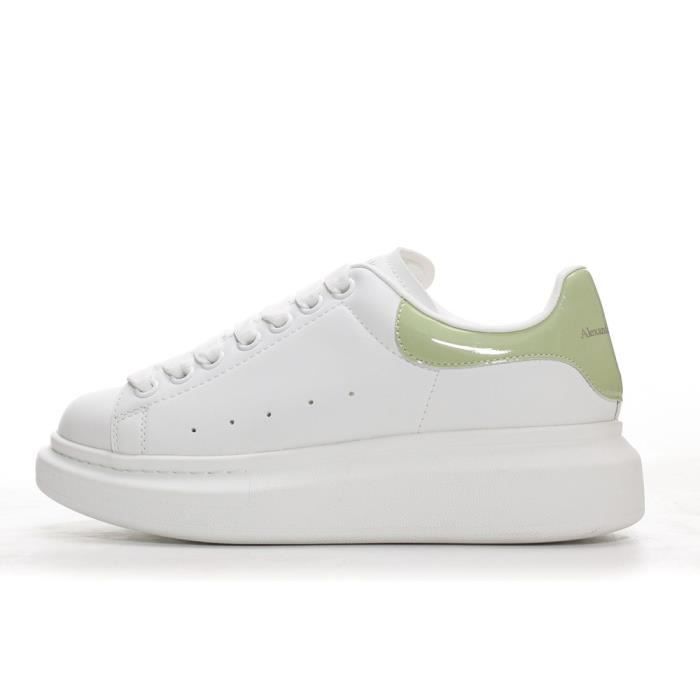 Basket Alexanders Mcqueens Mc Femme Homme Chaussur Noir Et Blanche