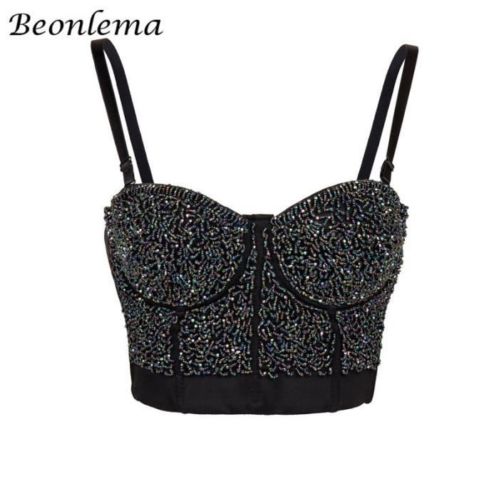 Bustier femme,Corset gothique Sexy pour femmes,soutien gorge Push Up ...