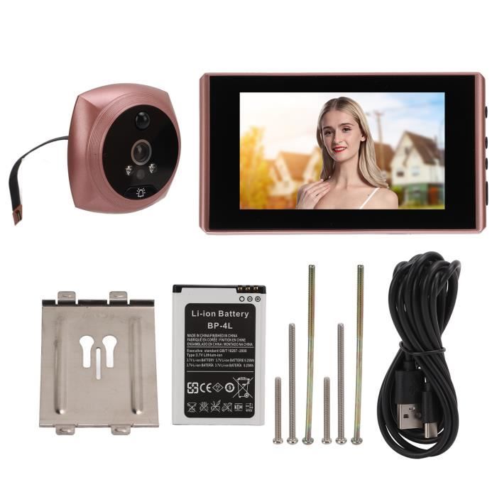 Omabeta Visionneuse de judas Visionneuse de Porte Numérique 4,3 po ...