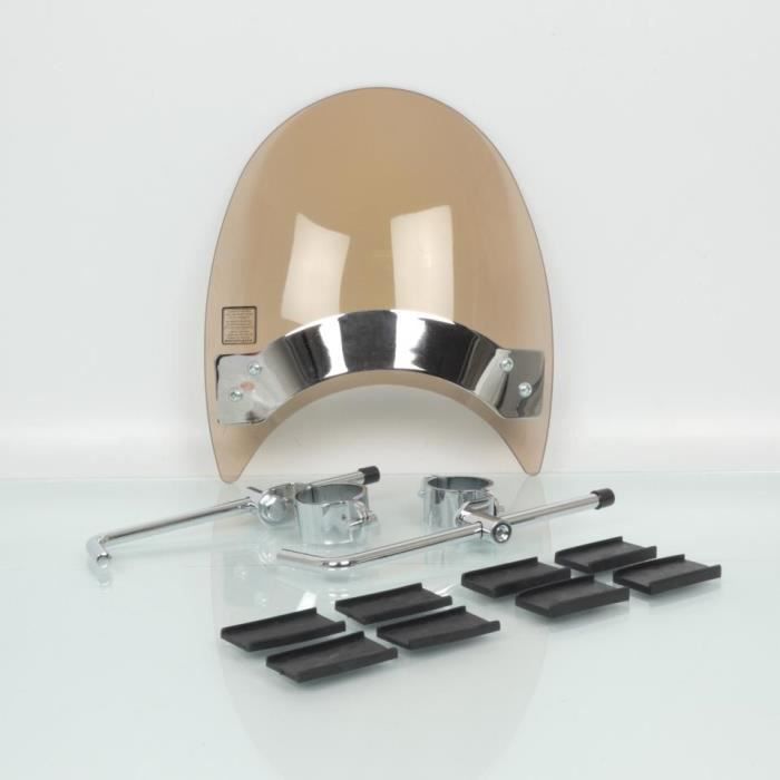 Bulle et saut de vent Puig Roadster fumé marron clair pour moto phare ...