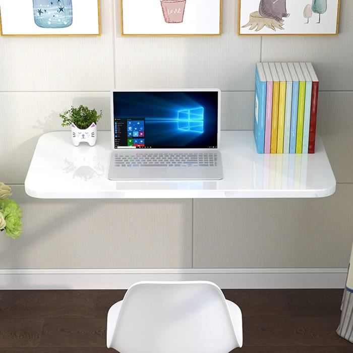 Table Murale Pliable Bureau Mural Rabattable MDF,table Murale ...