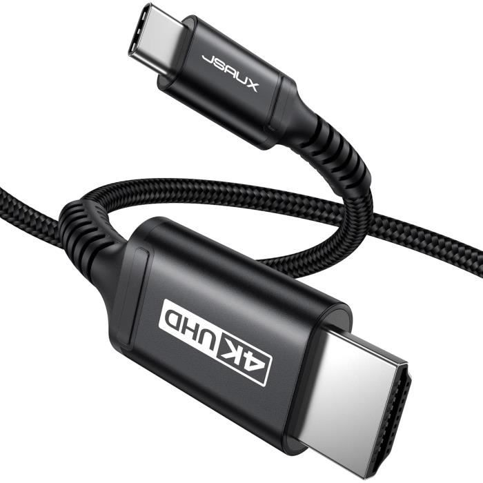 Câble Usb C Vers Hdmi 4K 4M, Cable Usb Type C Hdmi 4K Uhd (Compatible ...