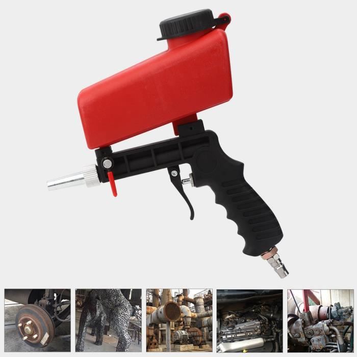 VBESTLIFE Sableuse Kit de Pistolet Sablage, Power Blaster Outil de ...