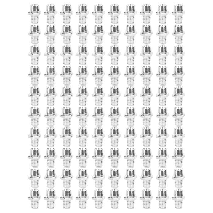 VBESTLIFE Support LED 3mm Lot de 100 supports LED en plastique chromé 3 ...