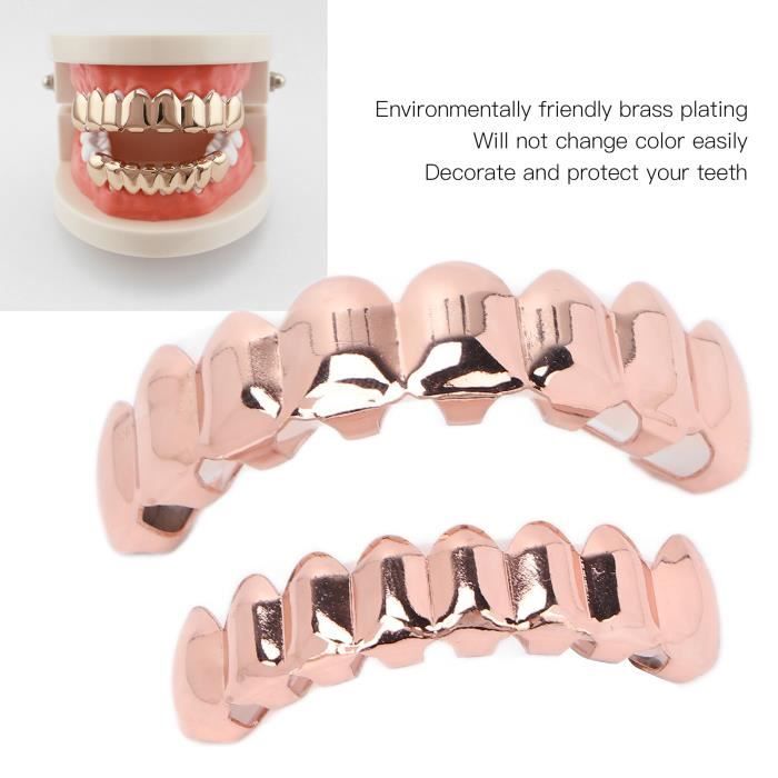 VINGVO Dents hip-hop Halloween Hip Hop Dents Ensemble Alliage Hip Hop ...