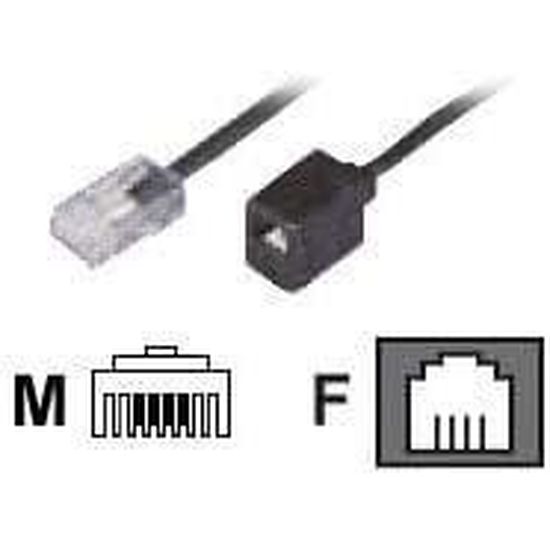 Lot De 3 Adaptateurs De Réducteur Électrique Rj45 (8P4C) Mâle Vers Rj11 ...