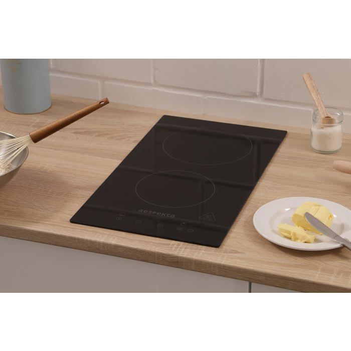 Plaque de cuisson vitrocéramique Domino sans cadre KM9130T-28 ...