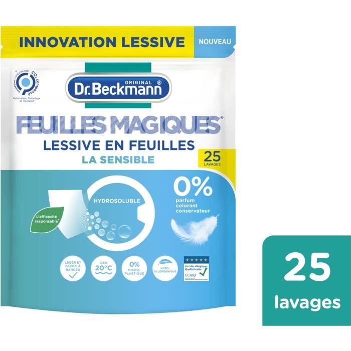 Feuilles Magiques Lessive En Feuilles L'Éclatante | Format Pré-Dosé ...