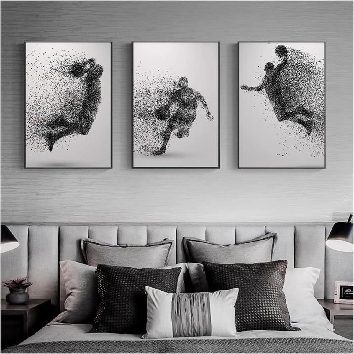 Moderne Abstrait Basketball Mur Art Décor Toile Peinture Imprimer ...