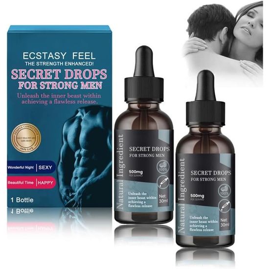 Secret Drops for Strong Men,New Upgrade Happy Drops for Men,Men's Long ...