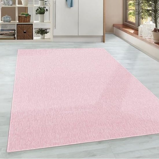 Tapis Salon Moderne Tapis Chambre Tapis Rose 160X230 Cm - Tapis Poil ...