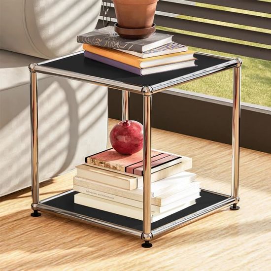 FURGLE Meuble de Rangement, Buffets, Bibliothèque - Métal Fermeture ...