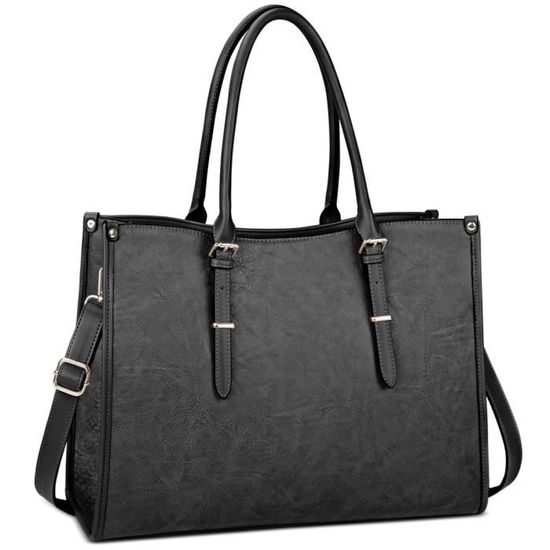 NUBILY Sac Cabas Femmes Sac à Main PU Cuir Sac de Cours Grand Sac ...