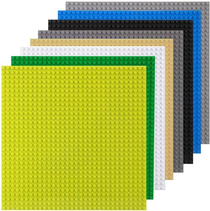 Plaques De Base Classiques, Lot De 8 Plaques De Base Pour Lego, Plaque Classic 32X32 Goujons ...