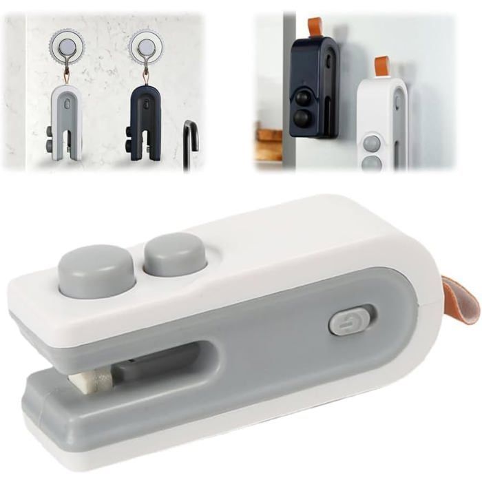 Soudeuse de Sachets USB Rechargeable 2 en 1, Scelleuse Thermique ...