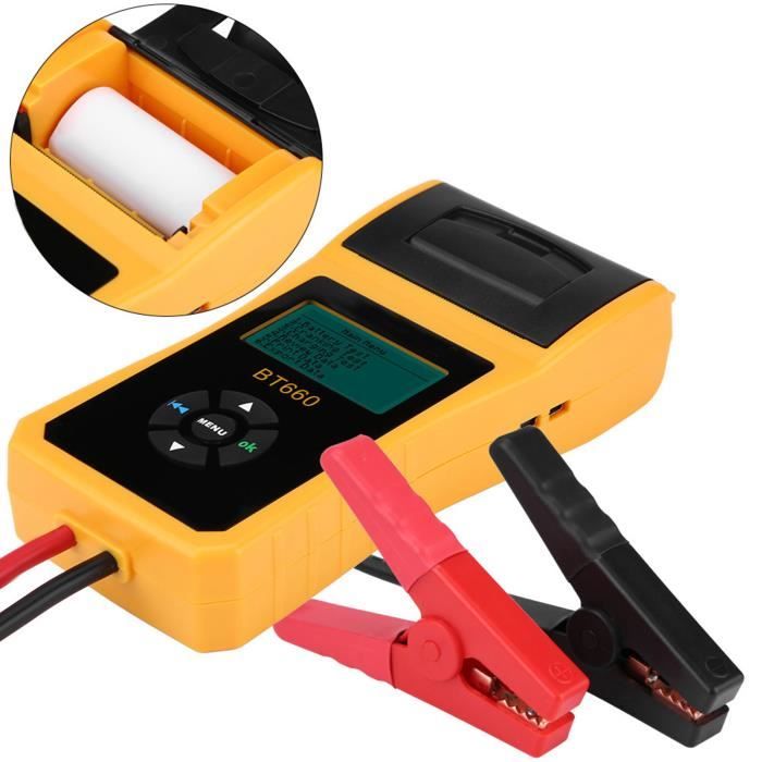 Testeur d'analyseur de testeur de charge de batterie de voiture ...