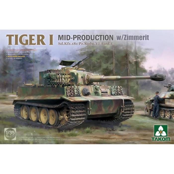 TAKOM - Maquette Char Tiger I Sd.kfz. 181 Pz.kpfw. Vi Ausf. E Mid ...
