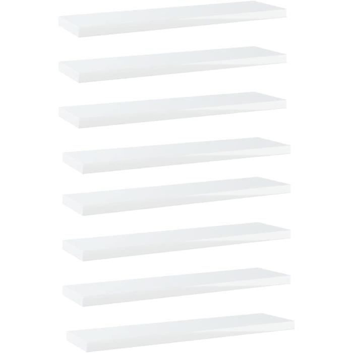 Étagères Murales De Rangement Murale Étagère Planches De Bibliothèque 8 ...