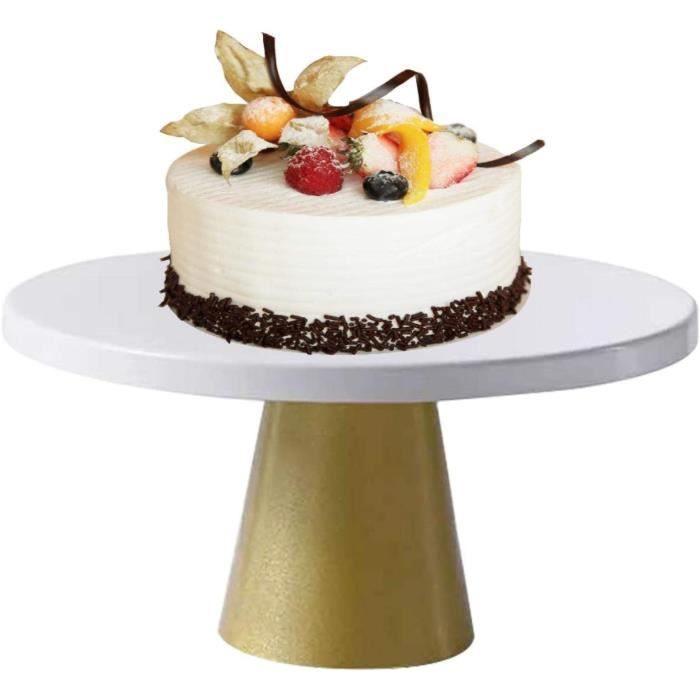 Présentoir à gâteau rond pour pâtisserie de pâtisserie Noir classique ...