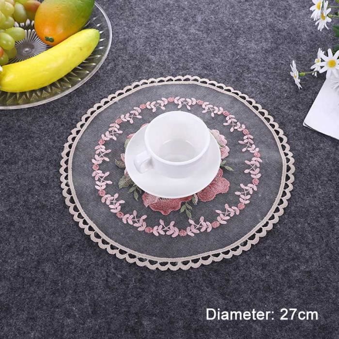 (bean paste|M)Napperon de Table en dentelle, 1 pièce, napperon de Table ...