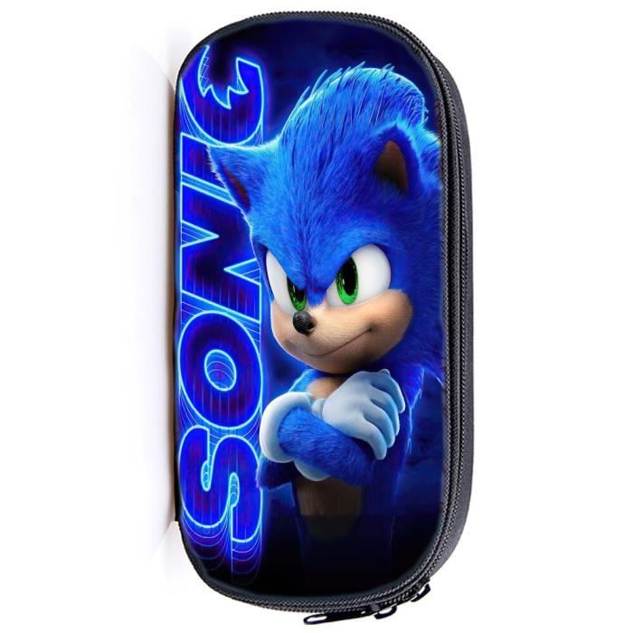 CY897 Sonic Pencil Case Boys Girls Pen Bag Sonic Pencil Holder Kids ...