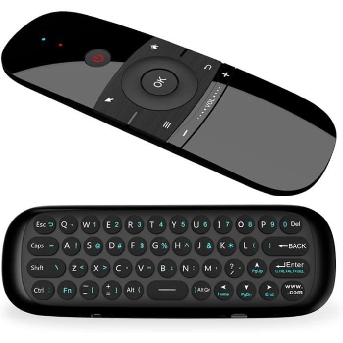 Télécommande Air Mouse 2,4 Ghz Avec Clavier, Capteurs Gyroscopiques ...
