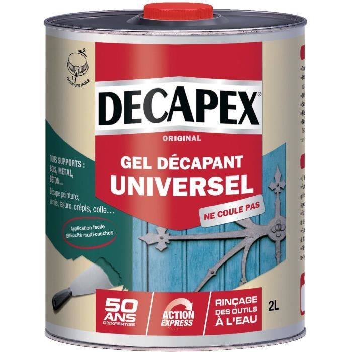Décapant minute universel Decapex - Bidon 2 l - Cdiscount Bricolage