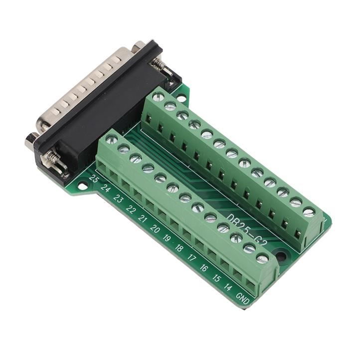 Connecteur de Bornier - DRFEIFY - Module de Signal Type Vis - PCB - 25 ...