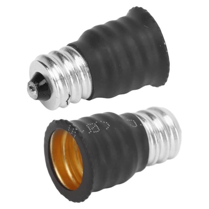 Adaptateur d'ampoule - ESTINK - E12 vers E14 - Pack de 6 - Intérieur - Résistant à la chaleur ...