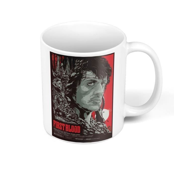 Mug - FABULOUS BIJOUX - Rambo First Blood - Céramique - Compatible lave ...