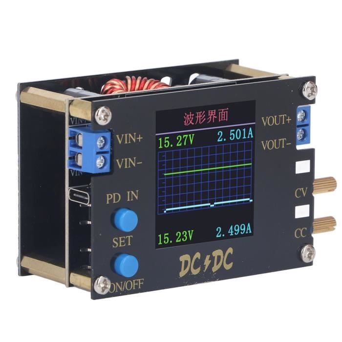 Convertisseur Buck Boost DC - FDIT - 7V-32V 4A 50W - Module d'Alimentation CC CV à Tension ...