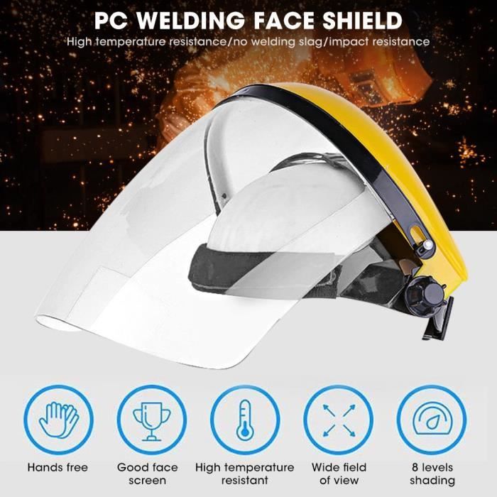 Masque de protection de sécurité résistant aux hautes températures ...