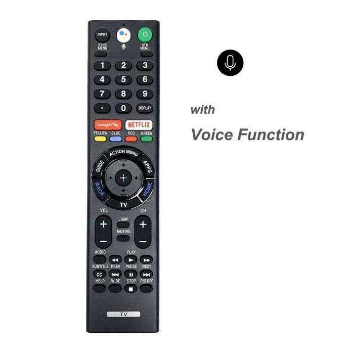 New Nouvelle Télécommande Vocale Rmf Tx300u Pour Sony 4k Ultra Smart